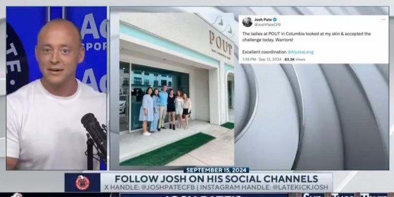 Josh Pate Visits POUT – POUT Cosmetics & Skin Studio